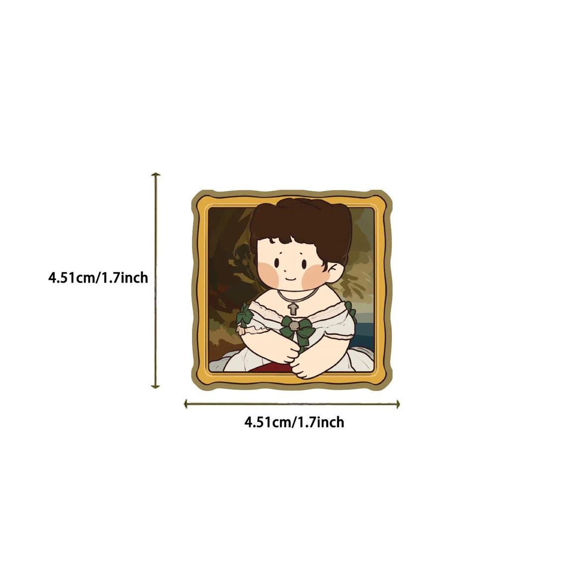 50pcs Cute Classic Art Parody Sticker – Funny Cartoon Masterpiece ...