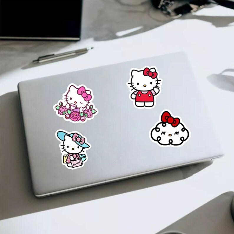 10/30/50pcs Cute Hello Kitty Sticker / Kawaii Hello Kitty Sticker ...