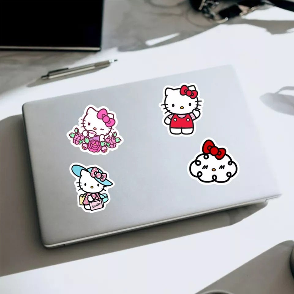 10/30/50pcs Cute Hello Kitty Sticker / Kawaii Hello Kitty Sticker ...