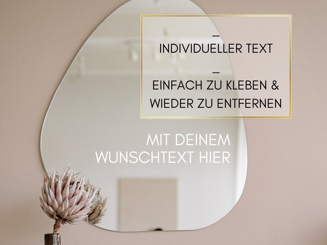 Mirror Sticker Plot, Individual, Mirror Plot, Vinyl Foil, Metallic ...