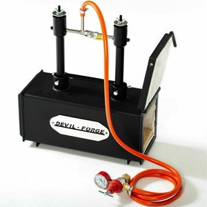 DFPROF2+1D (DEVIL-FORGE) Gas Propane Forge Farrier Burner for ...