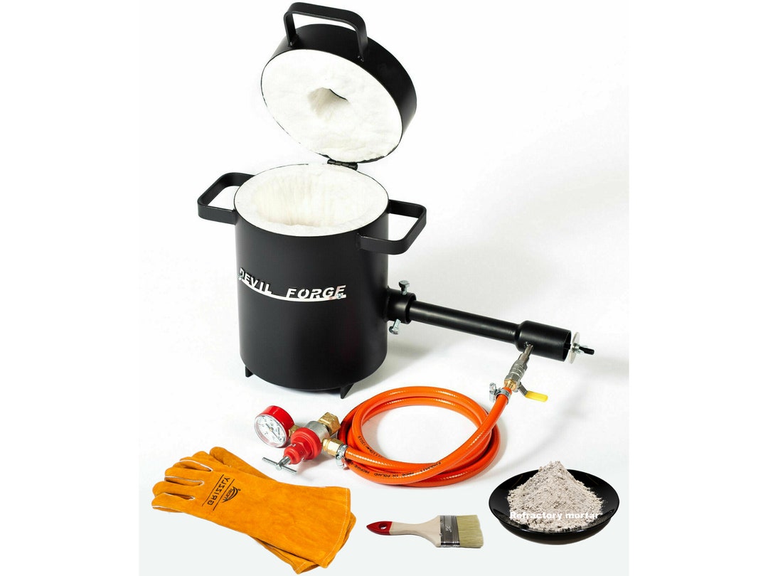 Fb1sb-4kg (DEVIL-FORGE) Gas Propane Melting Furnace Foundry Burner for ...