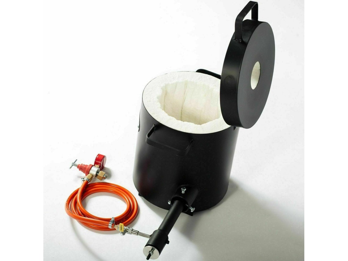 Fb2mb10kg DEVIL-FORGE Gas Propane Melting Furnace Foundry Burner for ...