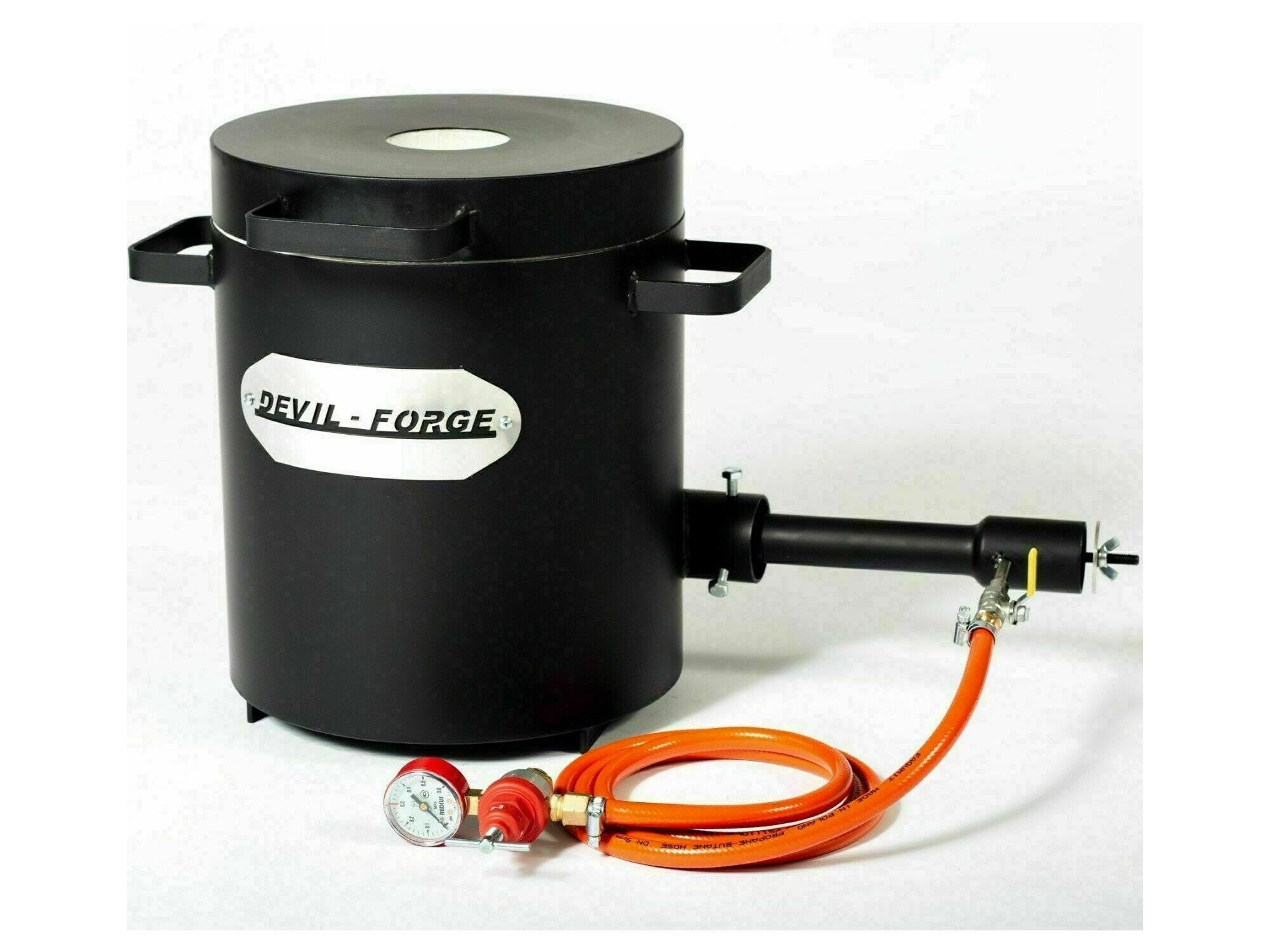Fb2mb10kg DEVIL-FORGE Gas Propane Melting Furnace Foundry Burner for ...