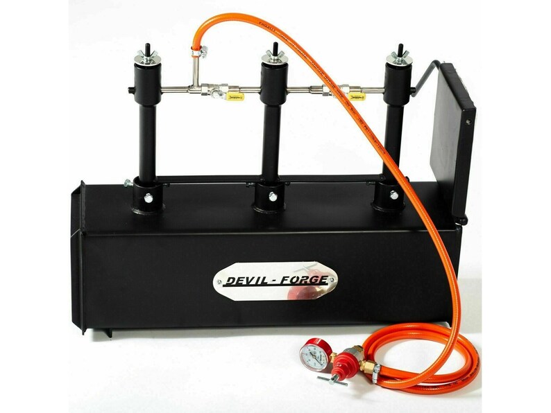 DFPROF3+1D (DEVIL-FORGE) Gas Propane Forge Farrier Burner for ...