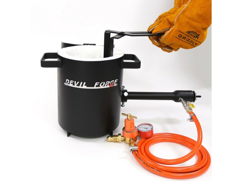 Fb1sb-4kg DEVIL-FORGE Gas Propane Melting Furnace Foundry Burner for ...