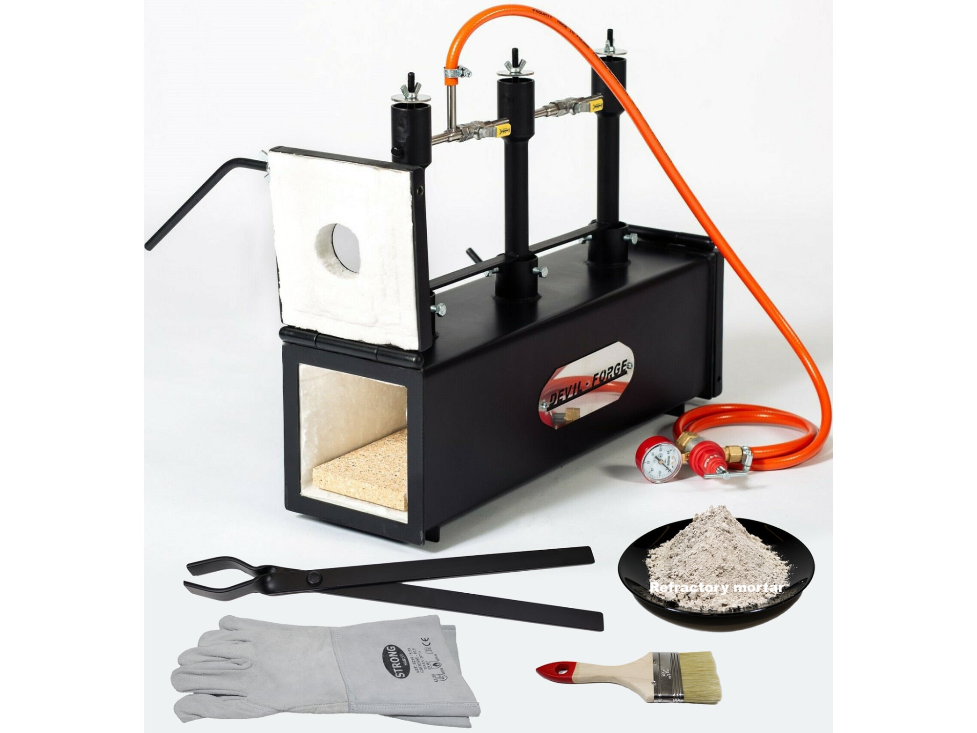 DFPROF32D devil-forge AU Gas Propane Forge Farrier Burner for Blacksmiths, Knifemakers beginners ...