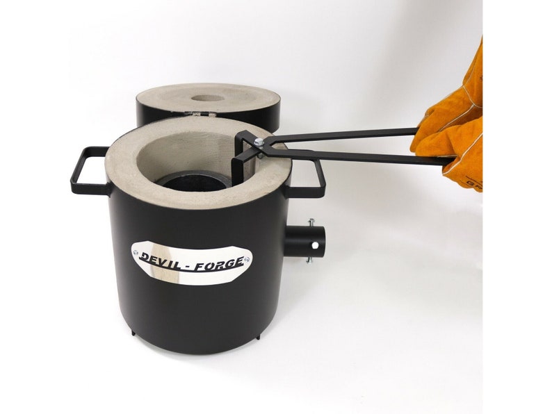 FB2M–10KG (DEVIL-FORGE) Gas Propane Melting Furnace Foundry Burner for ...