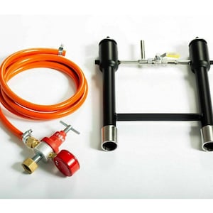 2 Connected DFP (DEVIL-FORGE) Gas Propane Burner (160,000 Btu) Forge ...