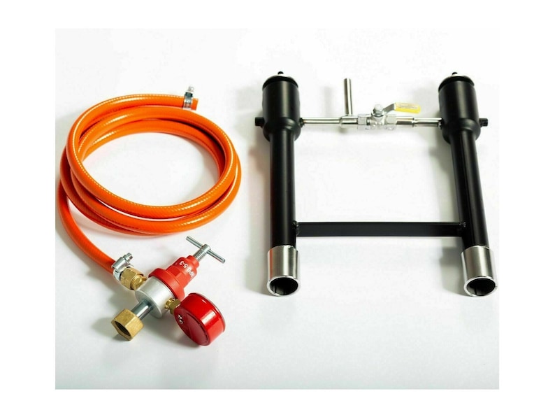 2 Connected DFP DEVIL-FORGE Gas Propane Burner 160,000 Btu Forge ...