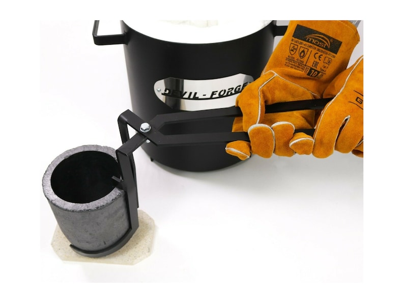 Fb2mb10kg DEVIL-FORGE Gas Propane Melting Furnace Foundry Burner for ...