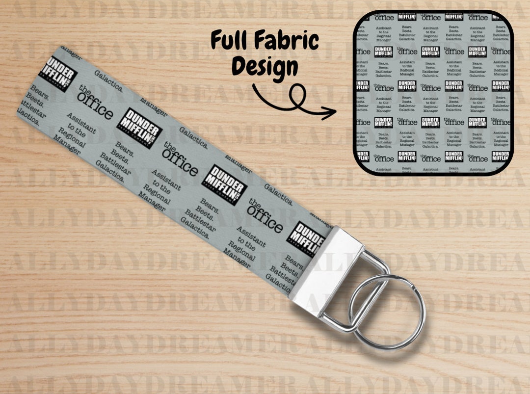 The Office Mifflin Keychain Wristlets | Key Fobs Wristlet | Wristlet ...