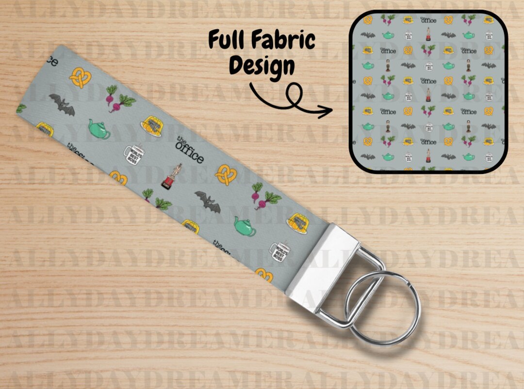 The Office Keychain Wristlets | Key Fobs Wristlet | Wristlet for Keys ...