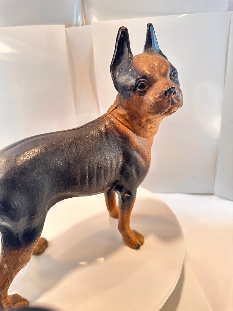 Cast Iron Boston Terrier Door Stop - Etsy