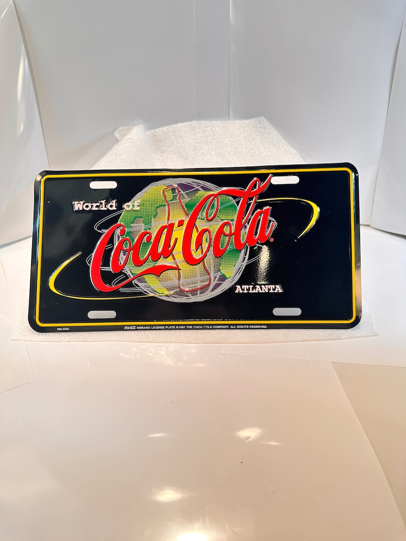Coca Cola License Plate - Etsy