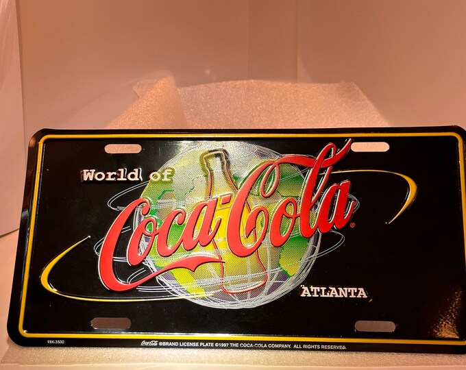 Coca Cola License Plate - Etsy