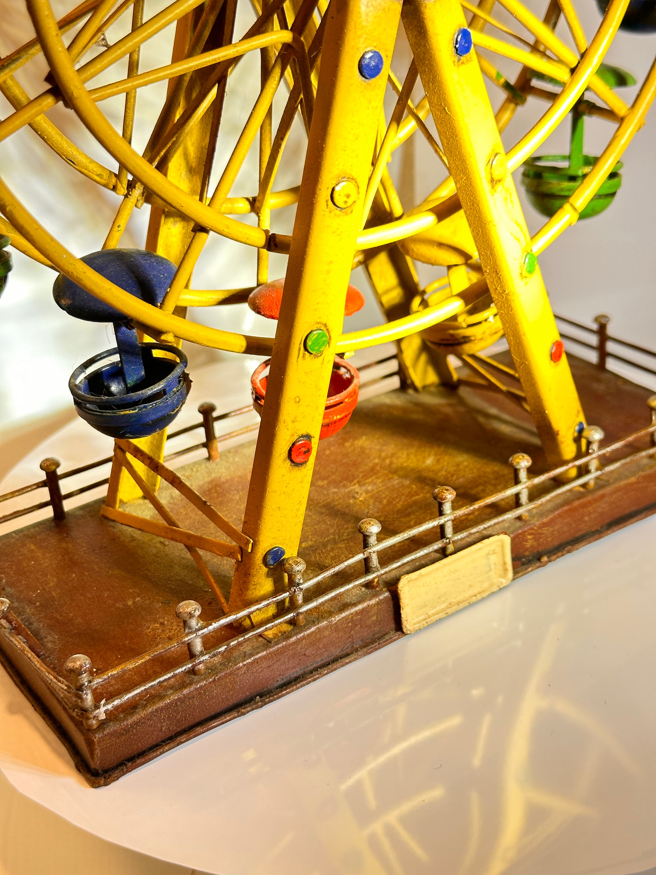 Folk Art Handmade Ferris Wheel - Etsy