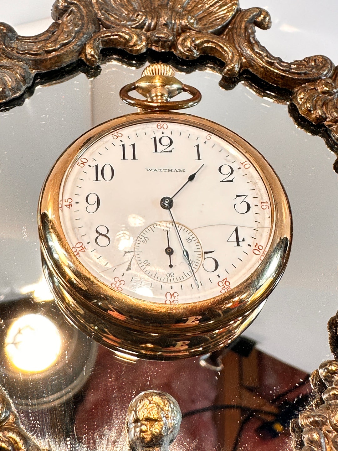 1877 Walkman Gold Railroad, Pocket Watch - Etsy