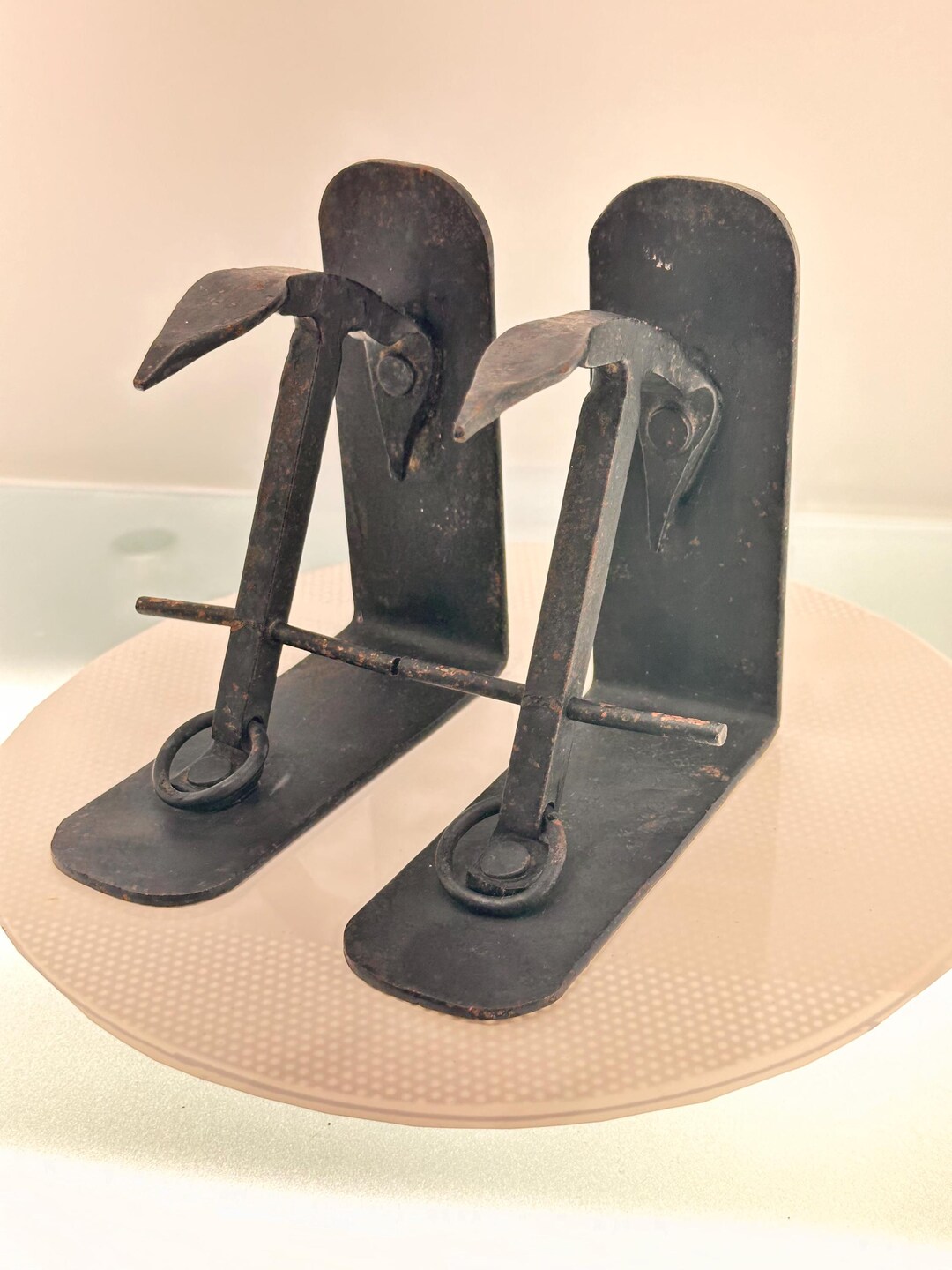 Rustics Primitive Forged Ship Anchor Bookends - Etsy