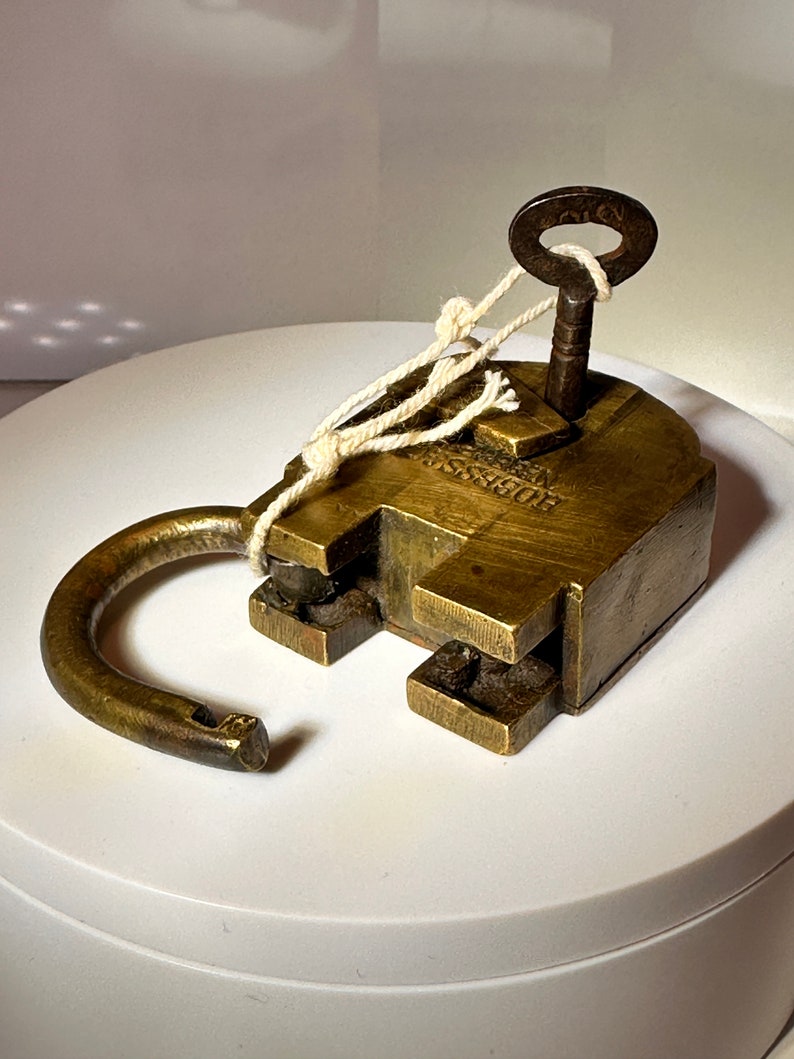 Hobbs & Co Soild Brass Lock - Etsy