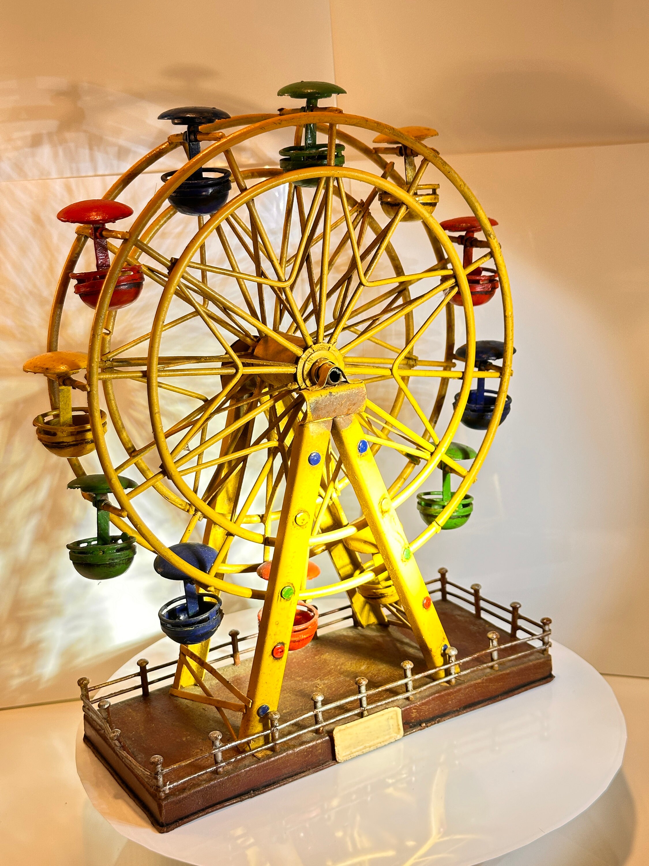 Folk Art Handmade Ferris Wheel - Etsy