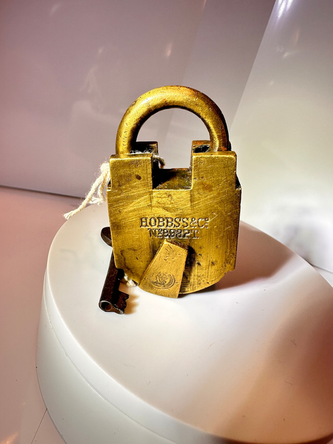 Hobbs & Co Soild Brass Lock - Etsy