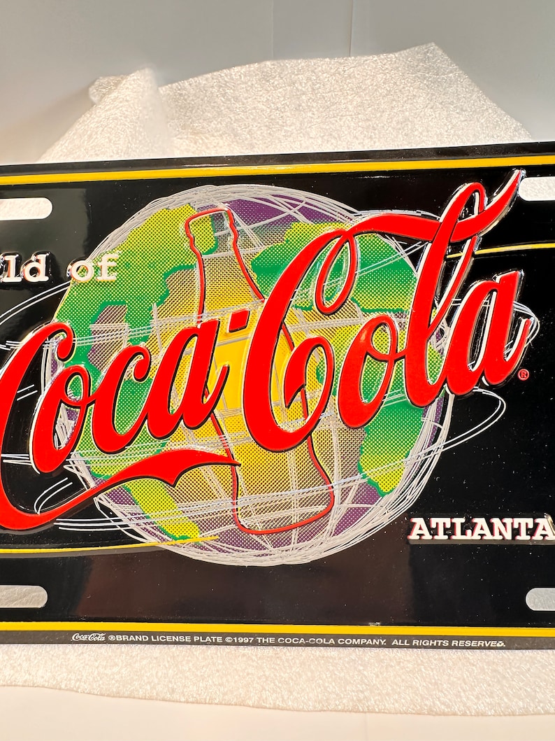 Coca Cola License Plate - Etsy