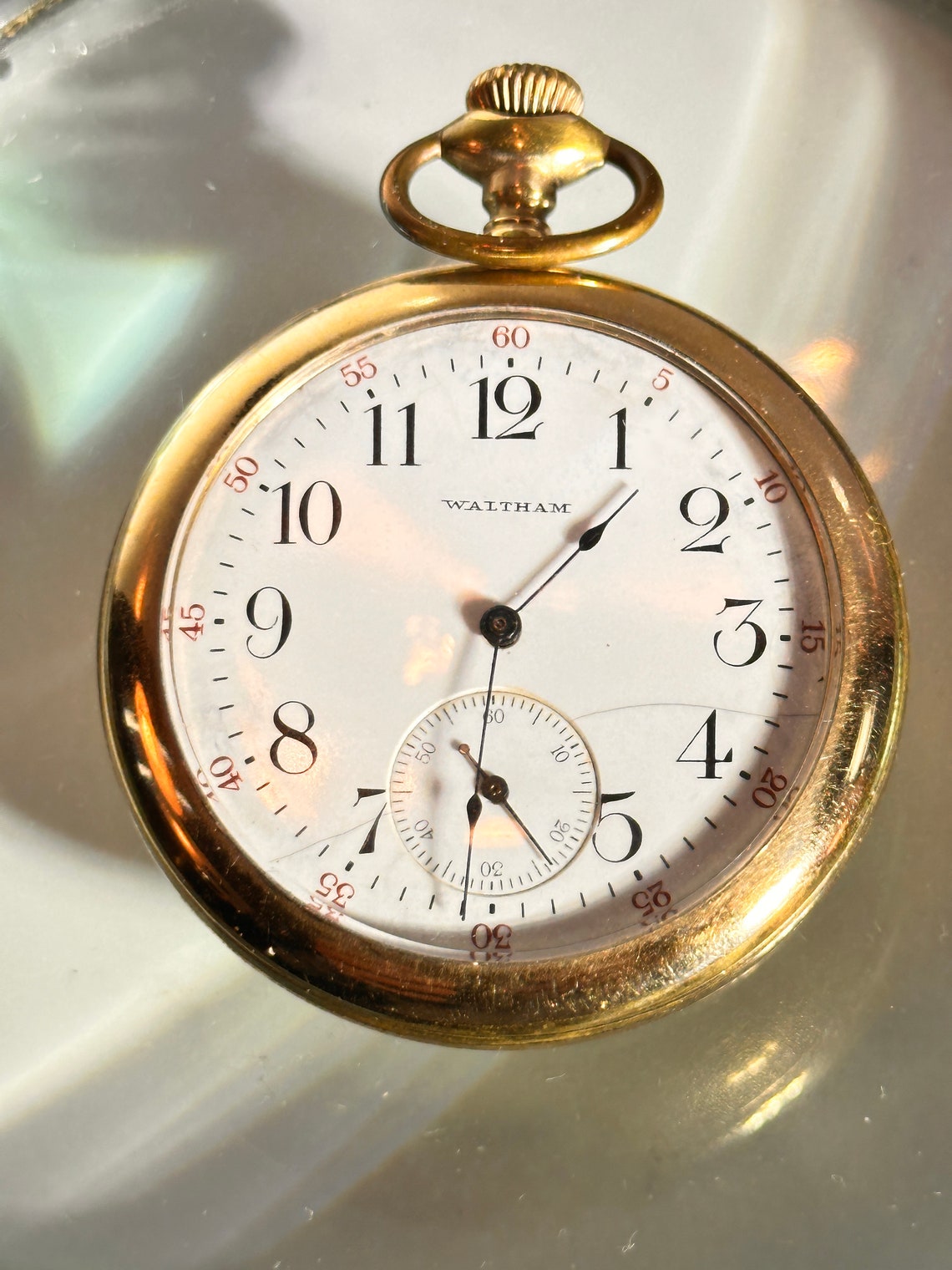 1877 Walkman Gold Railroad, Pocket Watch - Etsy