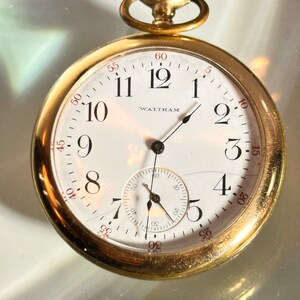 1877 Walkman Gold Railroad, Pocket Watch - Etsy