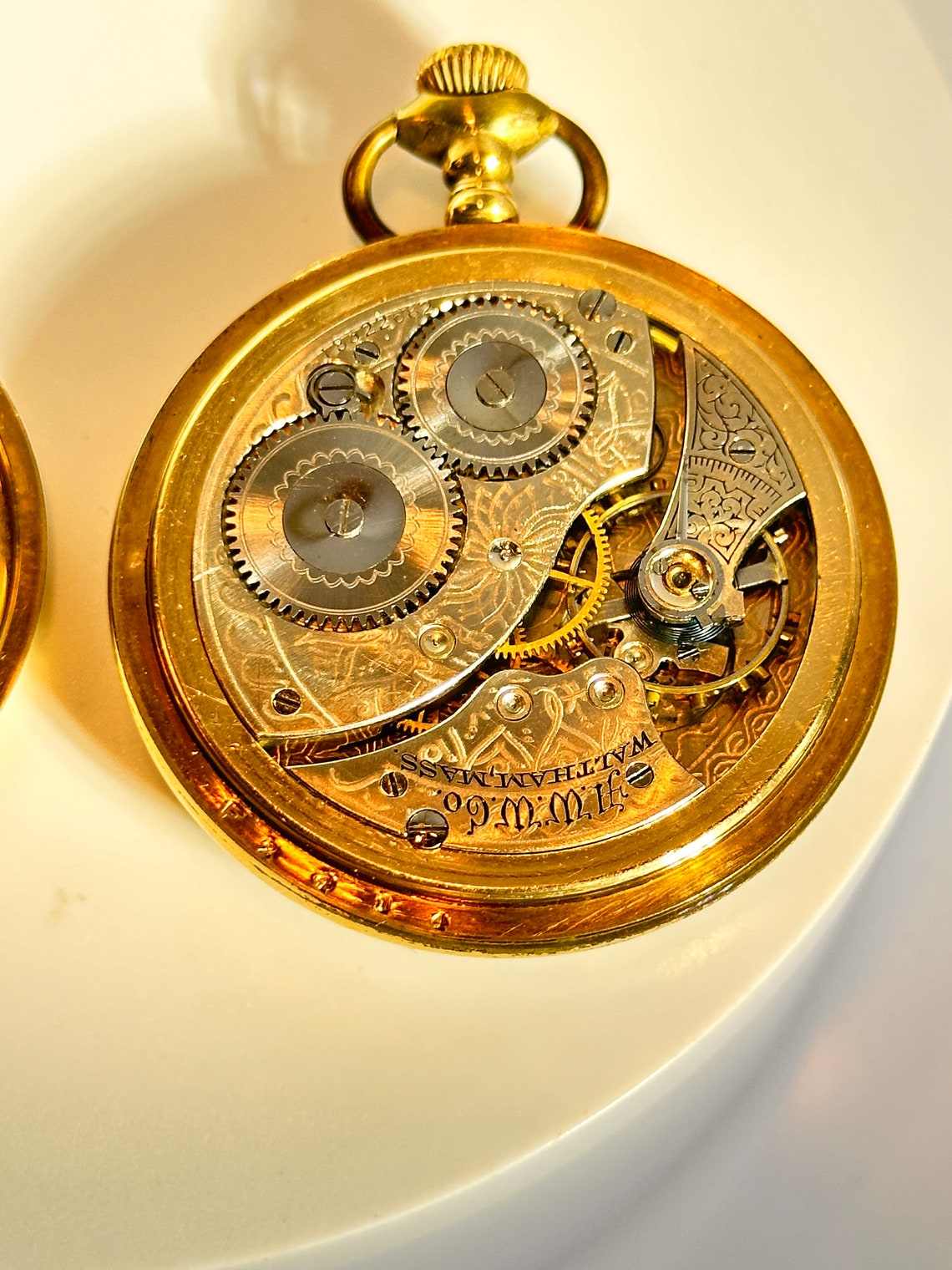 1877 Walkman Gold Railroad, Pocket Watch - Etsy