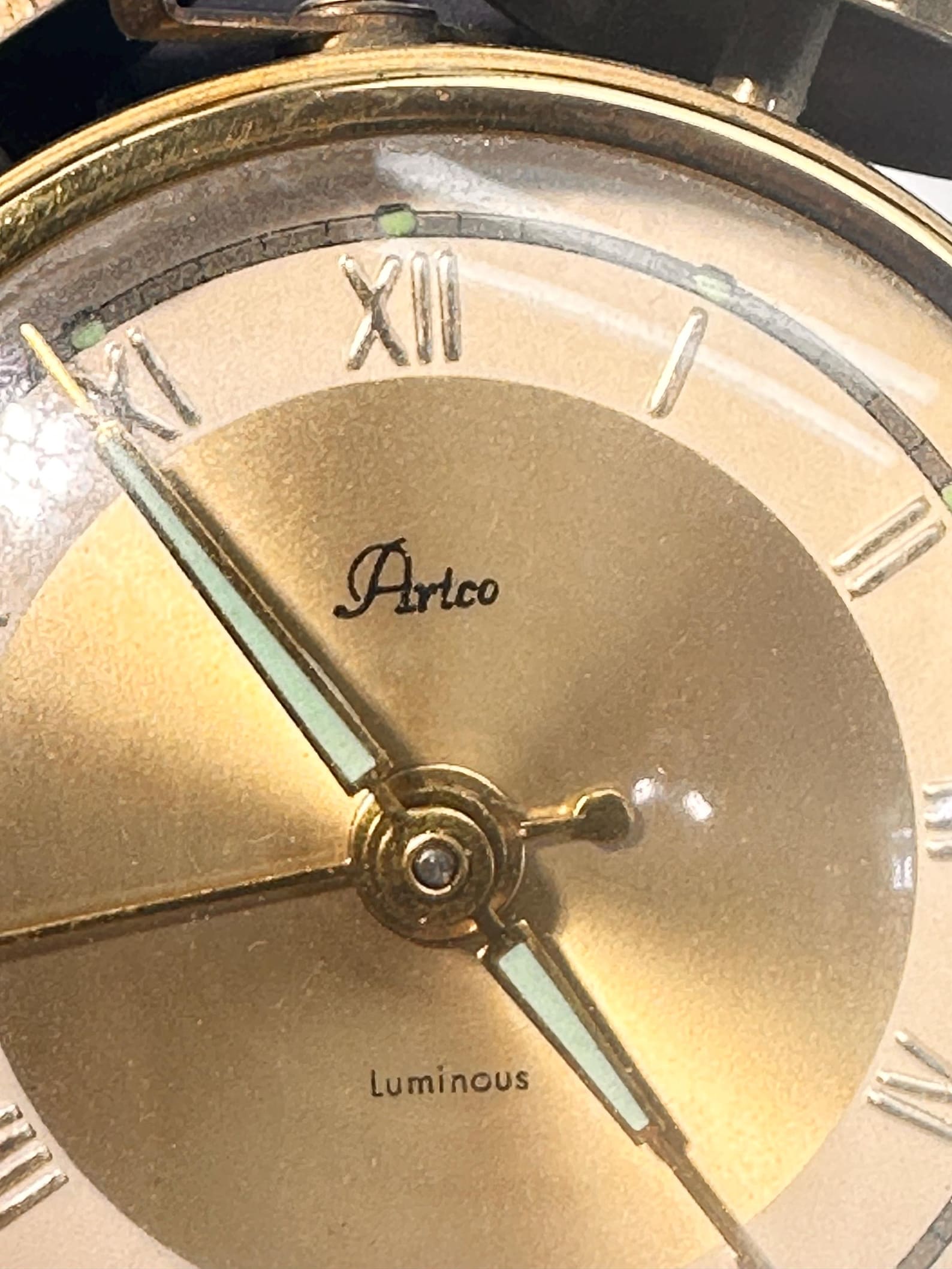 Artco Luminous West Germany Alarm Clock - Etsy