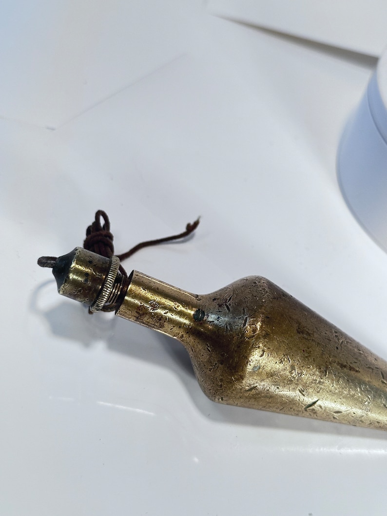 Very OLD Solid Brass Plumb Bob - Etsy