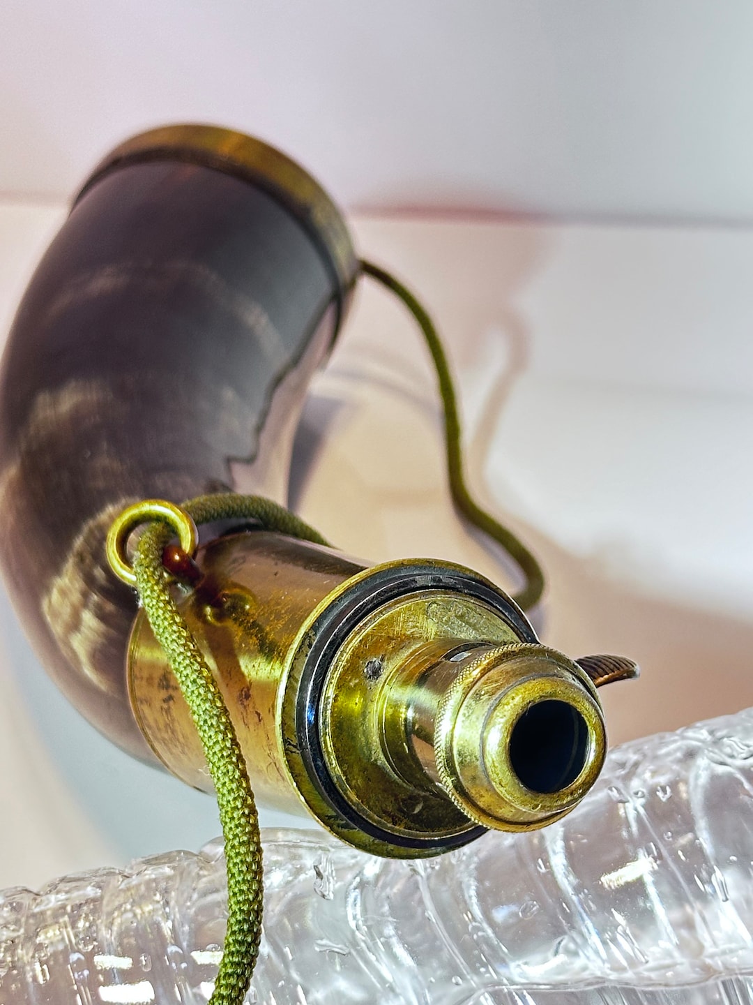 Sheffield Vintage Black Powder Horn - Etsy