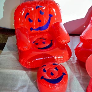 Very Very Rare Kool-aid Blow up Table and Chair Set - Etsy