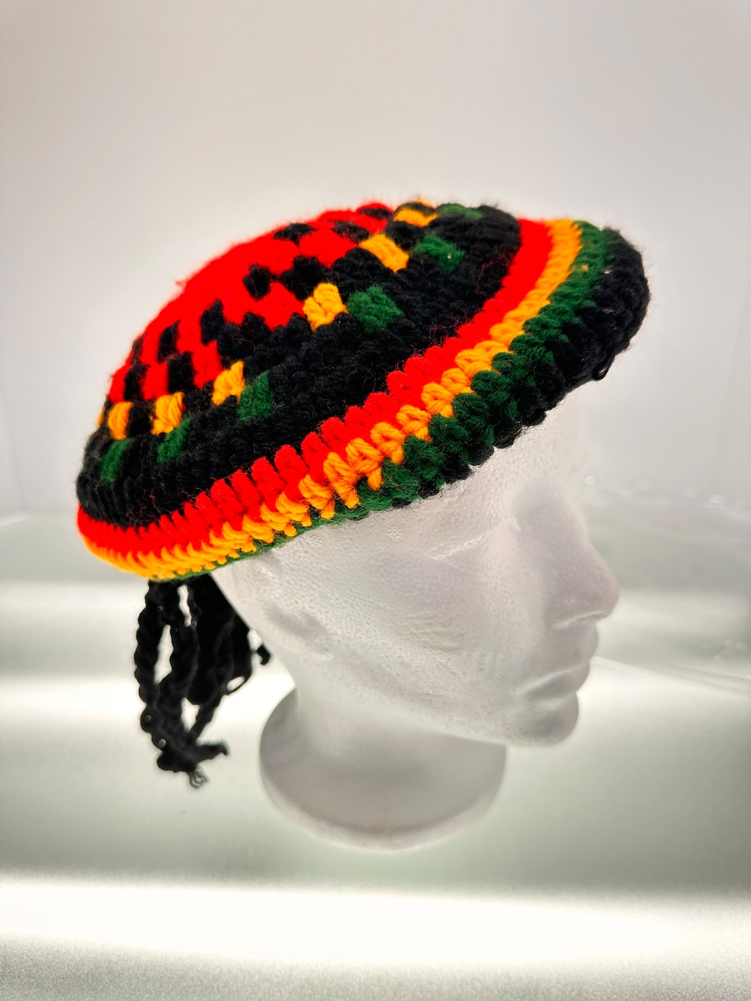 New Bob Marley Cap / Hat With Dreadlocks - Etsy
