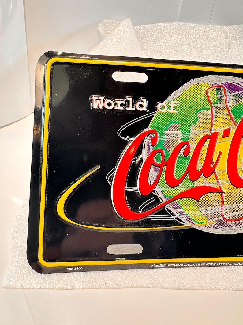 Coca Cola License Plate - Etsy