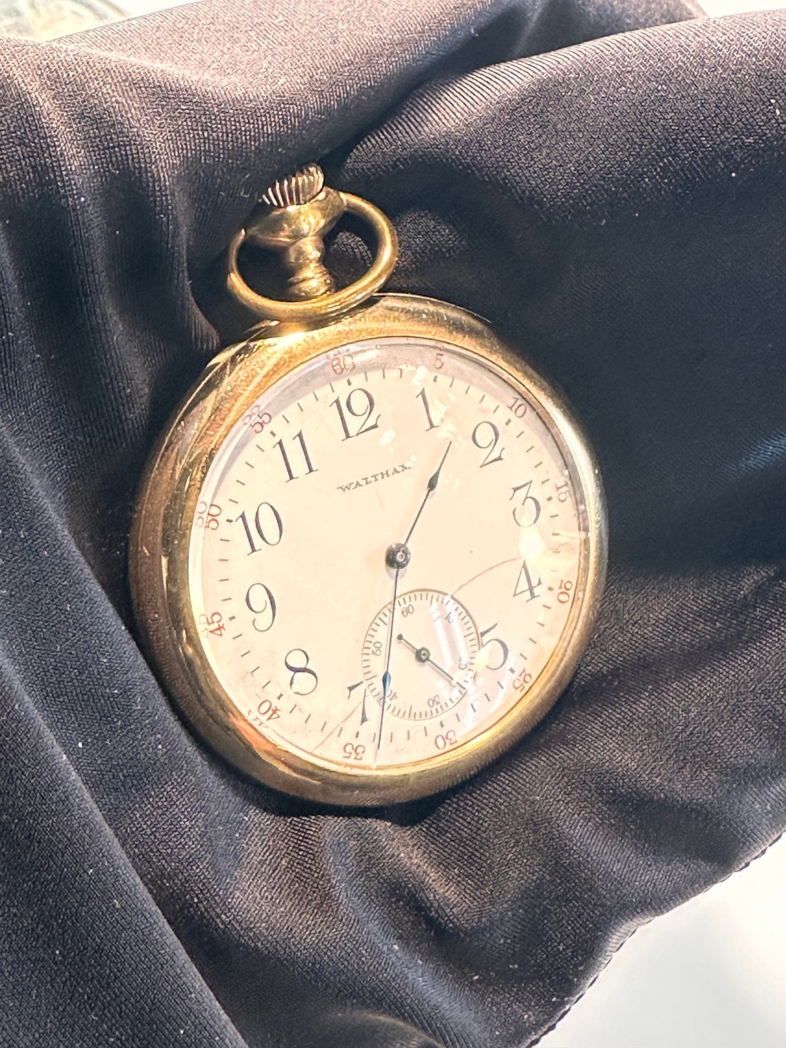 1877 Walkman Gold Railroad, Pocket Watch - Etsy