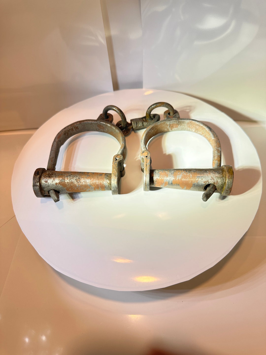 Civil War Era Forged Hand Cuffs - Etsy