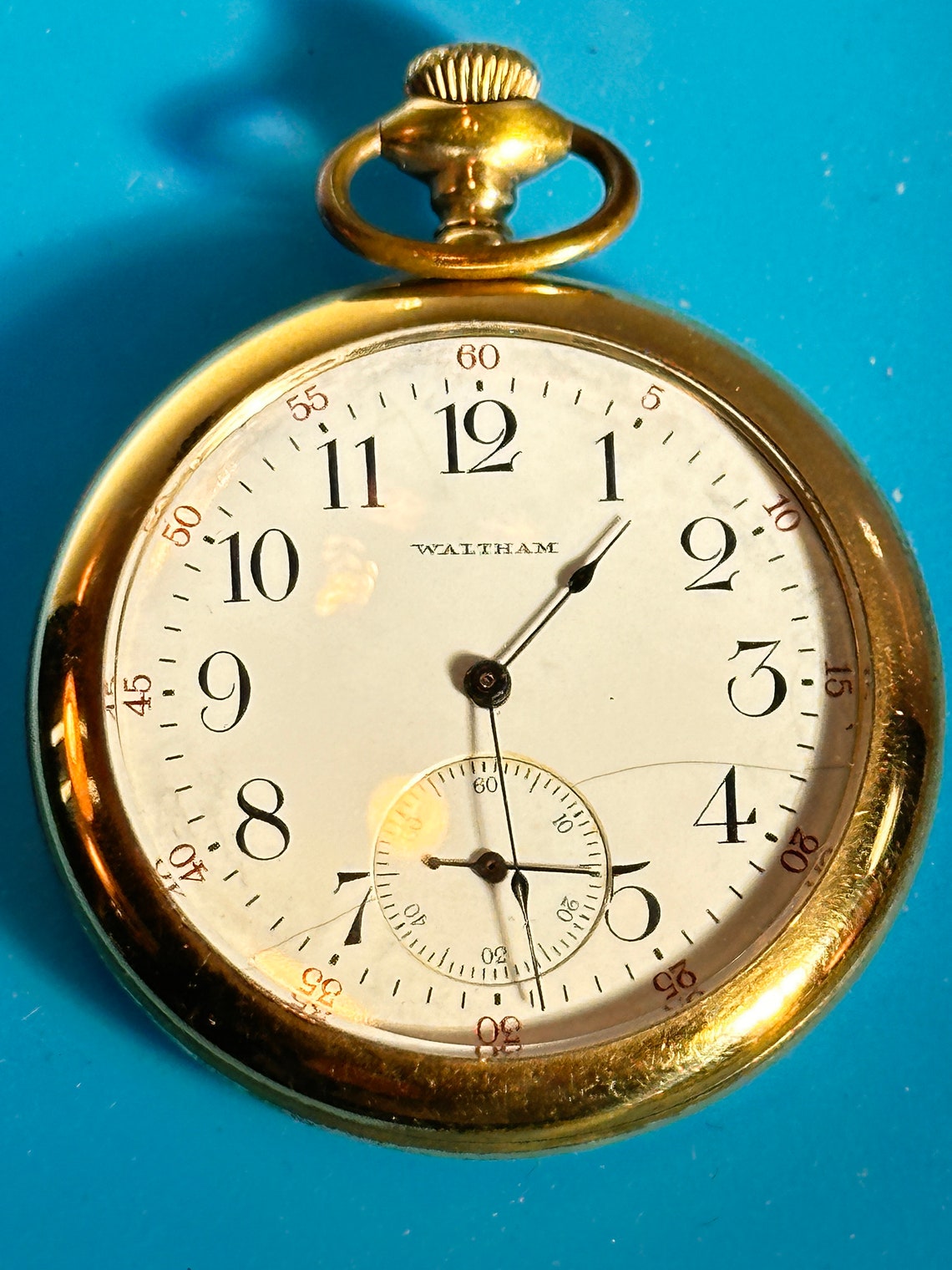 1877 Walkman Gold Railroad, Pocket Watch - Etsy
