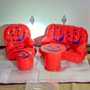 Very Very Rare Kool-aid Blow up Table and Chair Set - Etsy