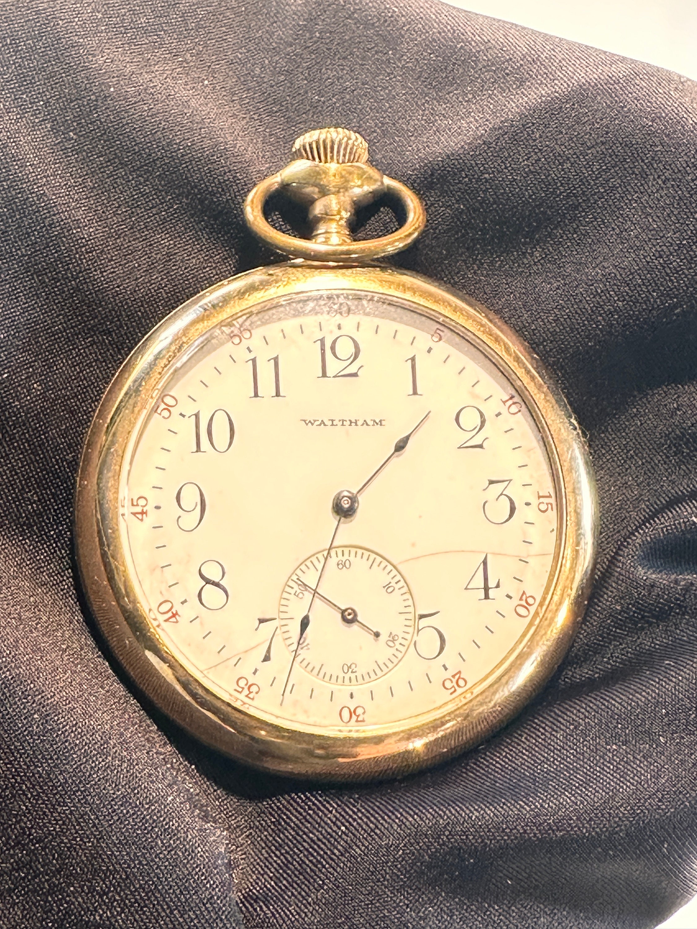 1877 Walkman Gold Railroad, Pocket Watch - Etsy