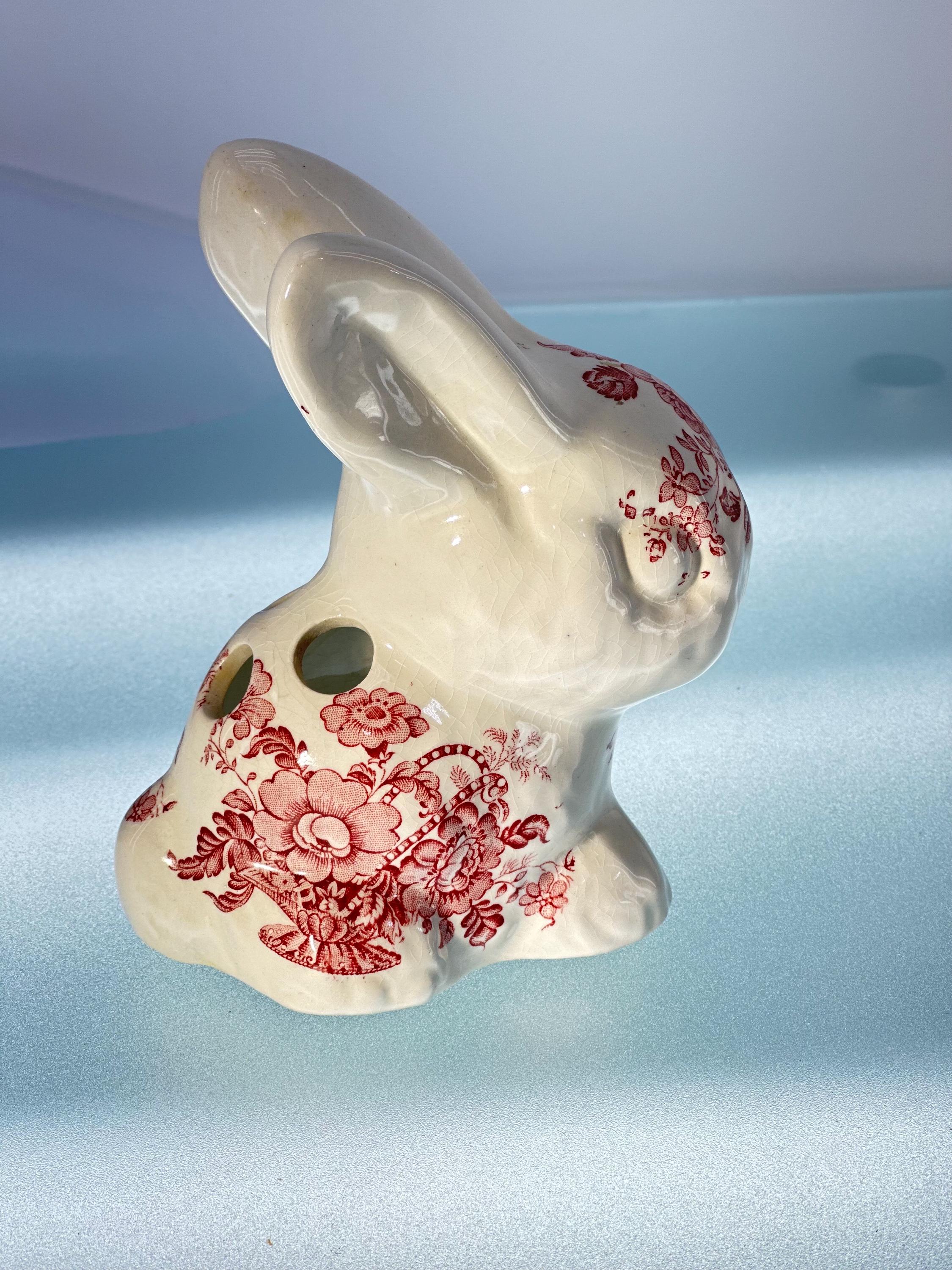 Antique Crown Devon Fieldings Staffordshire England Bunny Rabbit ...