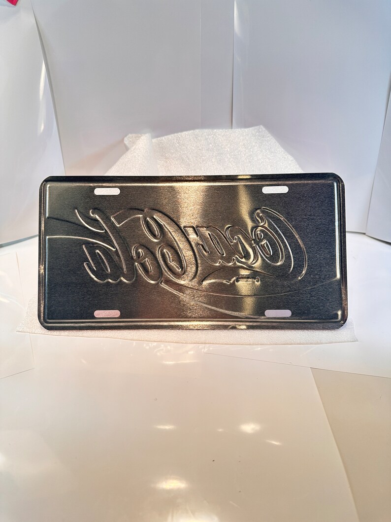 Coca Cola License Plate - Etsy