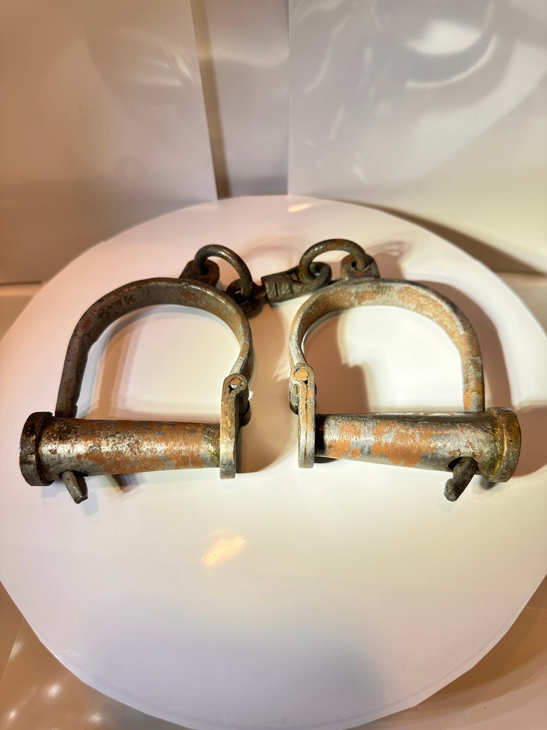 Civil War Era Forged Hand Cuffs - Etsy