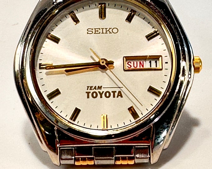 Seiko / Toyota Mens Dress Wristwatch - Etsy