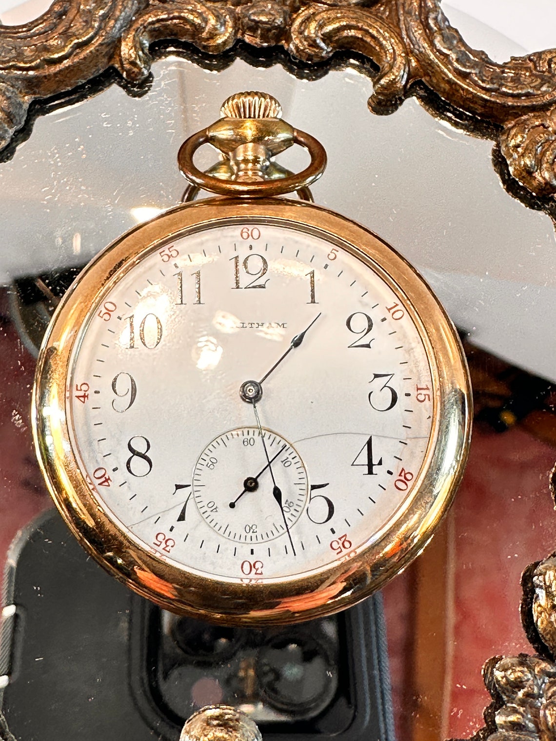 1877 Walkman Gold Railroad, Pocket Watch - Etsy