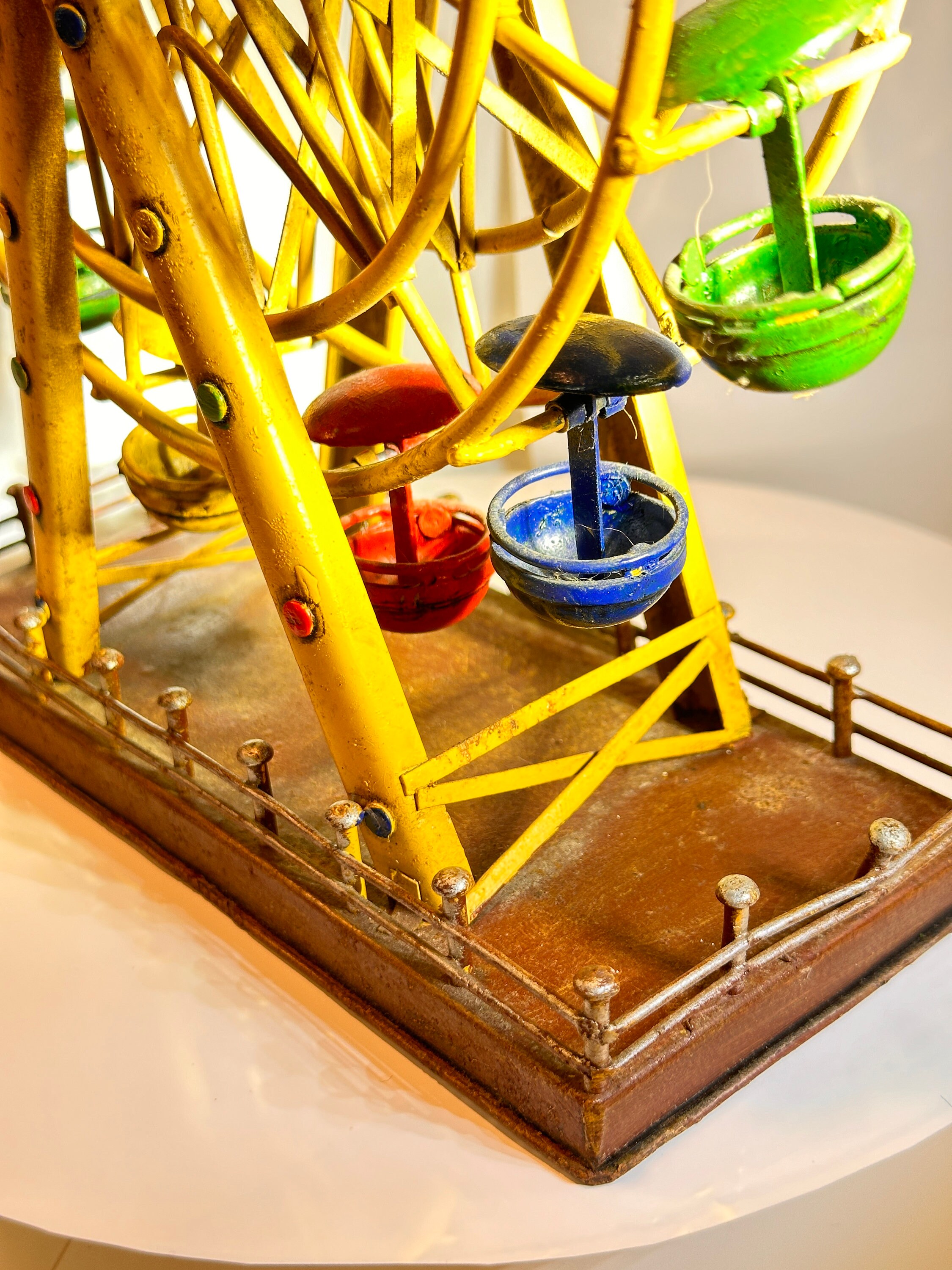 Folk Art Handmade Ferris Wheel - Etsy