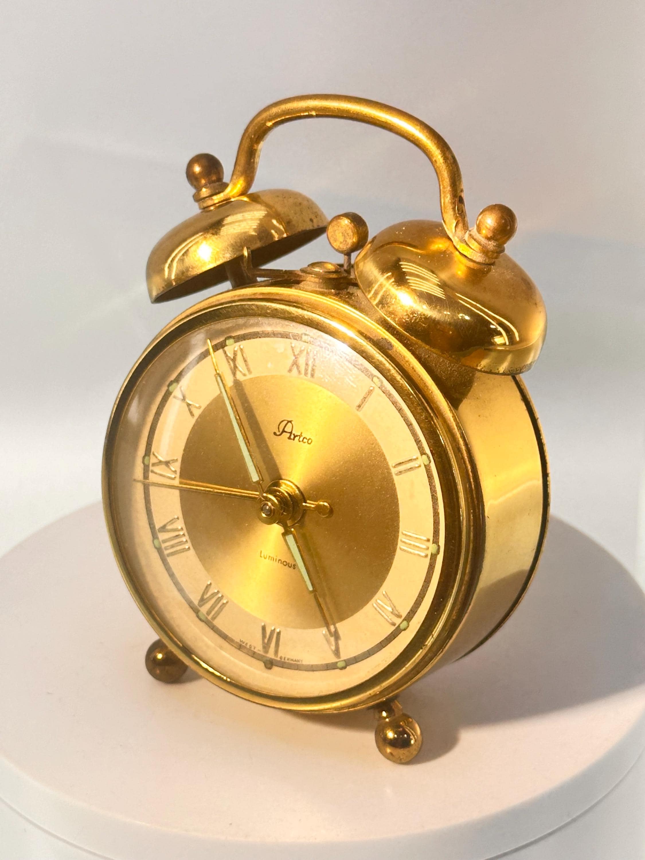 Artco Luminous West Germany Alarm Clock - Etsy
