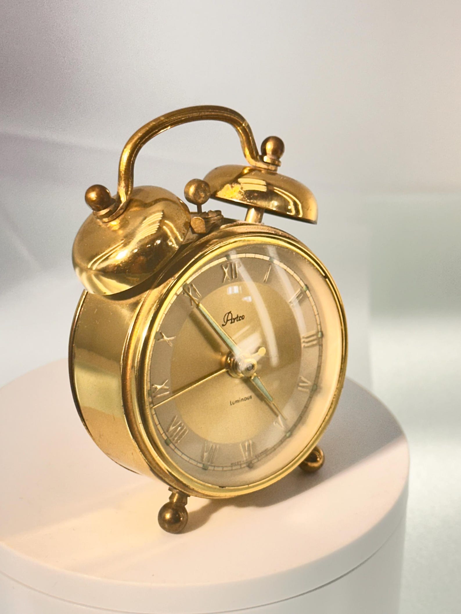 Artco Luminous West Germany Alarm Clock - Etsy