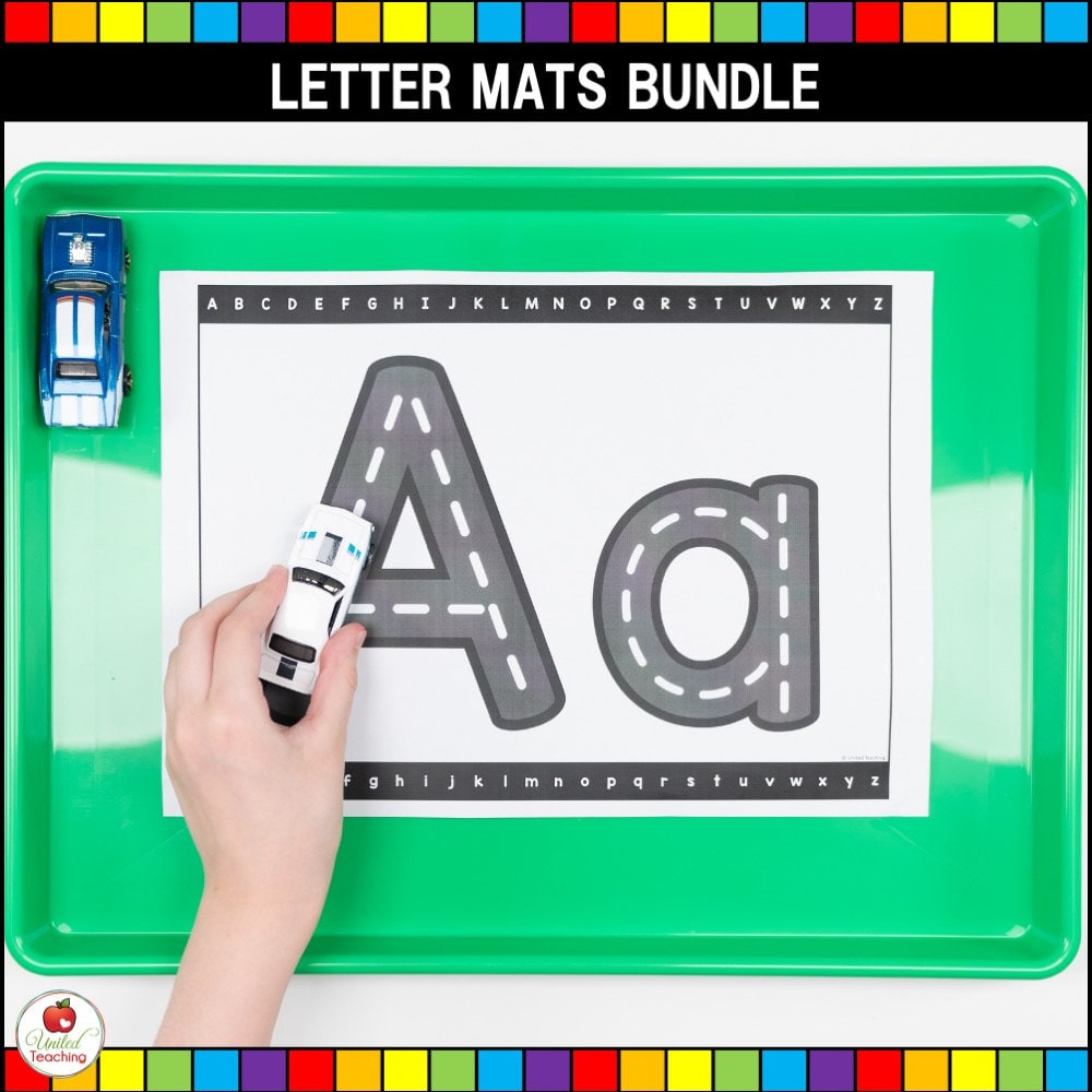 Letter Mats, Alphabet Cards, Alphabet Playdough Mats, Preschool ...